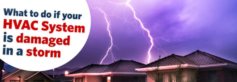 What To Do If Your HVAC System Is Damaged In A Storm | Blog